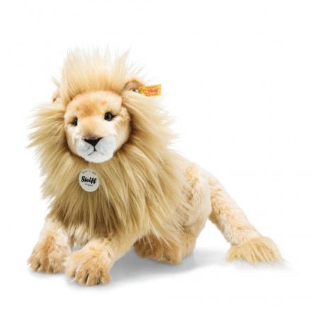Steiff Animals Leo Lion 30cm Soft Toy One More Bear UK One More Bear Trentham Stoke on Trent
